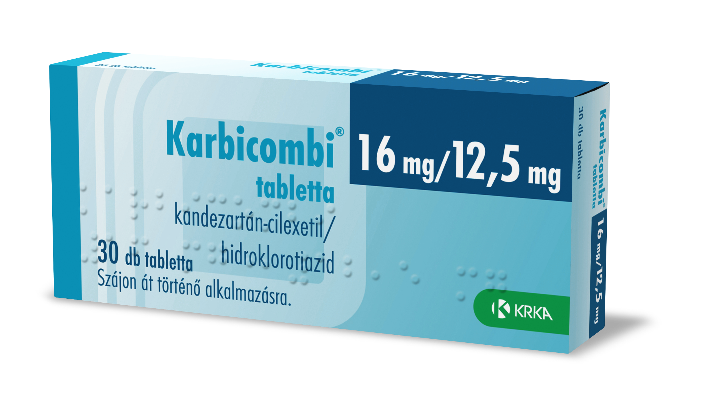 KARBICOMBI 16 mg / 12,5 mg, tabletta | Krka